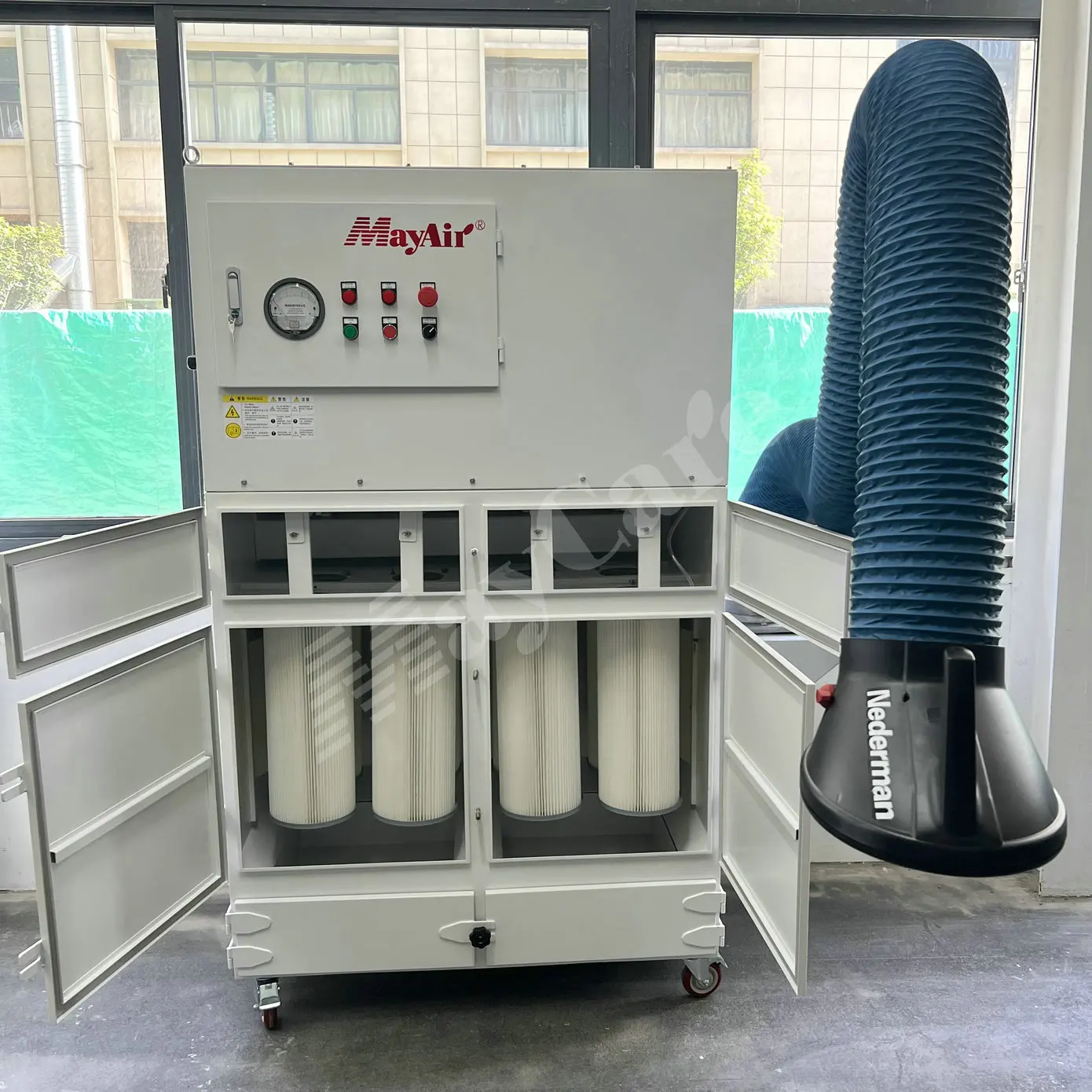 MayAir Industrial Automatic Dust Collection Extractor Vacuum Cleaner ...