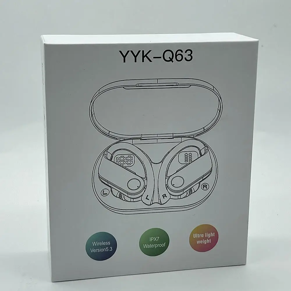 YYKQ63 Music Games True Wireless Earphones Ear Hanging Noise Reduction Headphones TWS YYK-Q63 ...