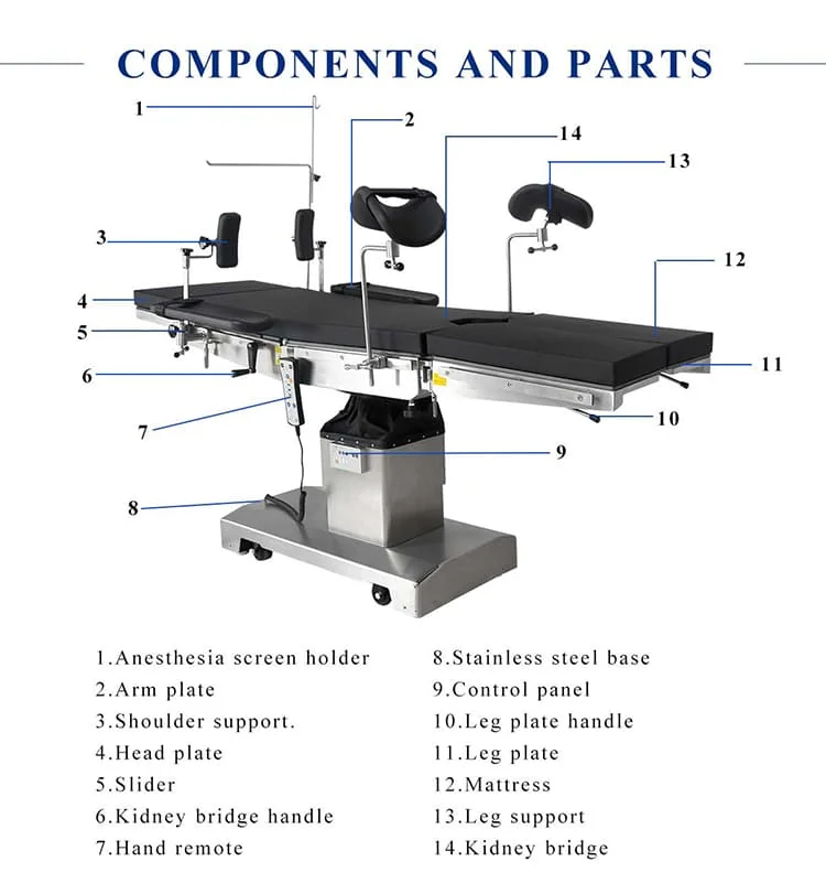 Medical Equipment Electric Orthopedic Electric Hydraulic Operating ...
