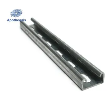 Steel Strut Channel / C Channel / Plain And Slotted Support Channels ...