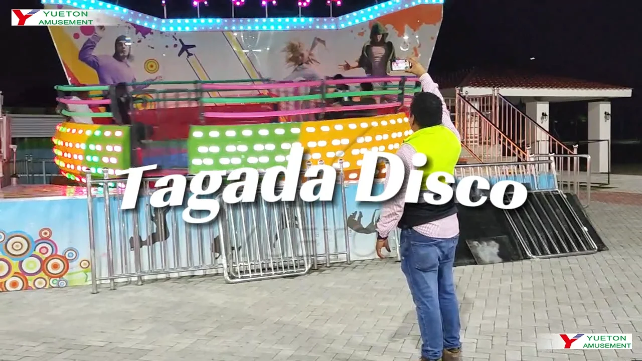 Outdoor Playground Amusement Park Mechanical Game Ride Disko Carousel ...