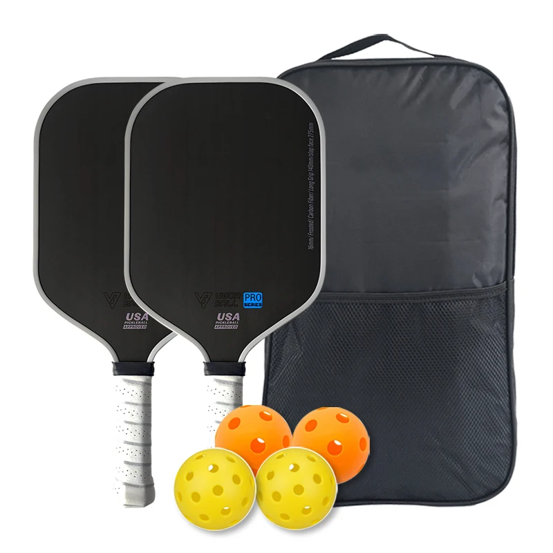 Usapa T700 Raw Texture Carbon Fiber Pickleball Paddle 16mm Graphite ...