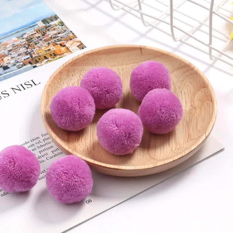 30mm Mini Fluffy Soft Pom Poms - Perfect for DIY Crafts