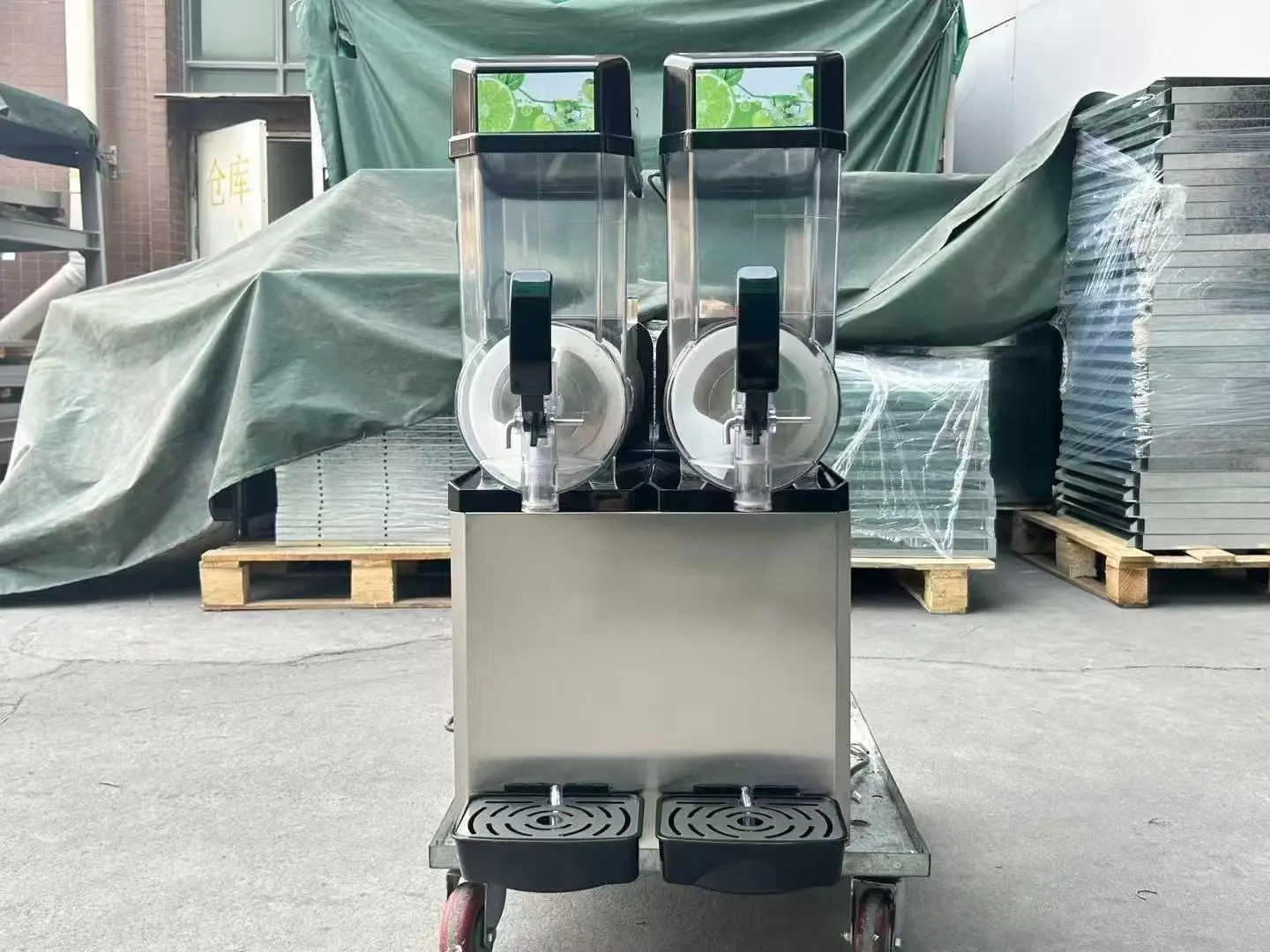 15L Slush Machine 2 Tank 15Lx2 Frozen Drink Slush Machine Price ...