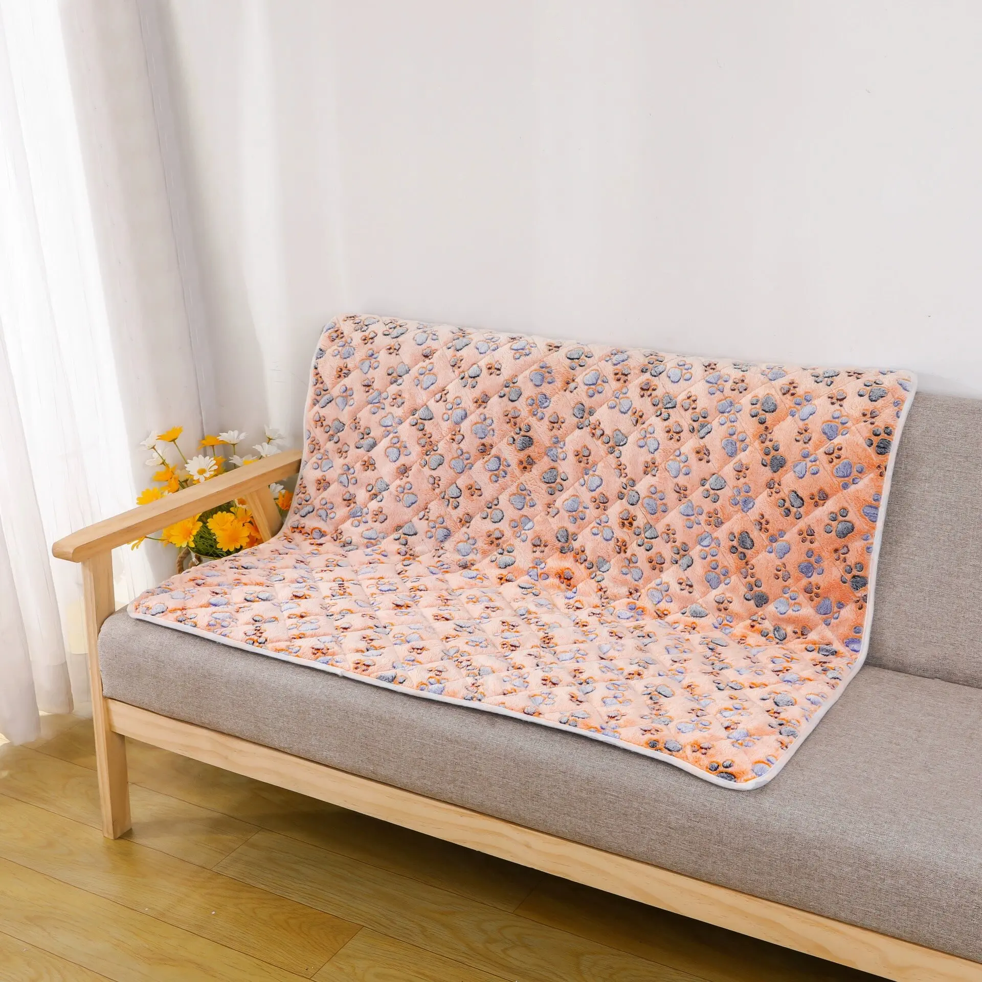 3-layer Absorbent Dog Cat Diaper Mat Reusable Pet Urine Pad Washable ...