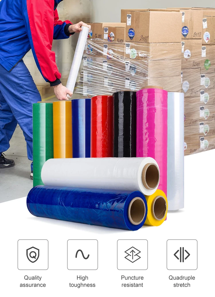 Lldpe Transparent Plastic Manual Strech Smart Shrink Wrap