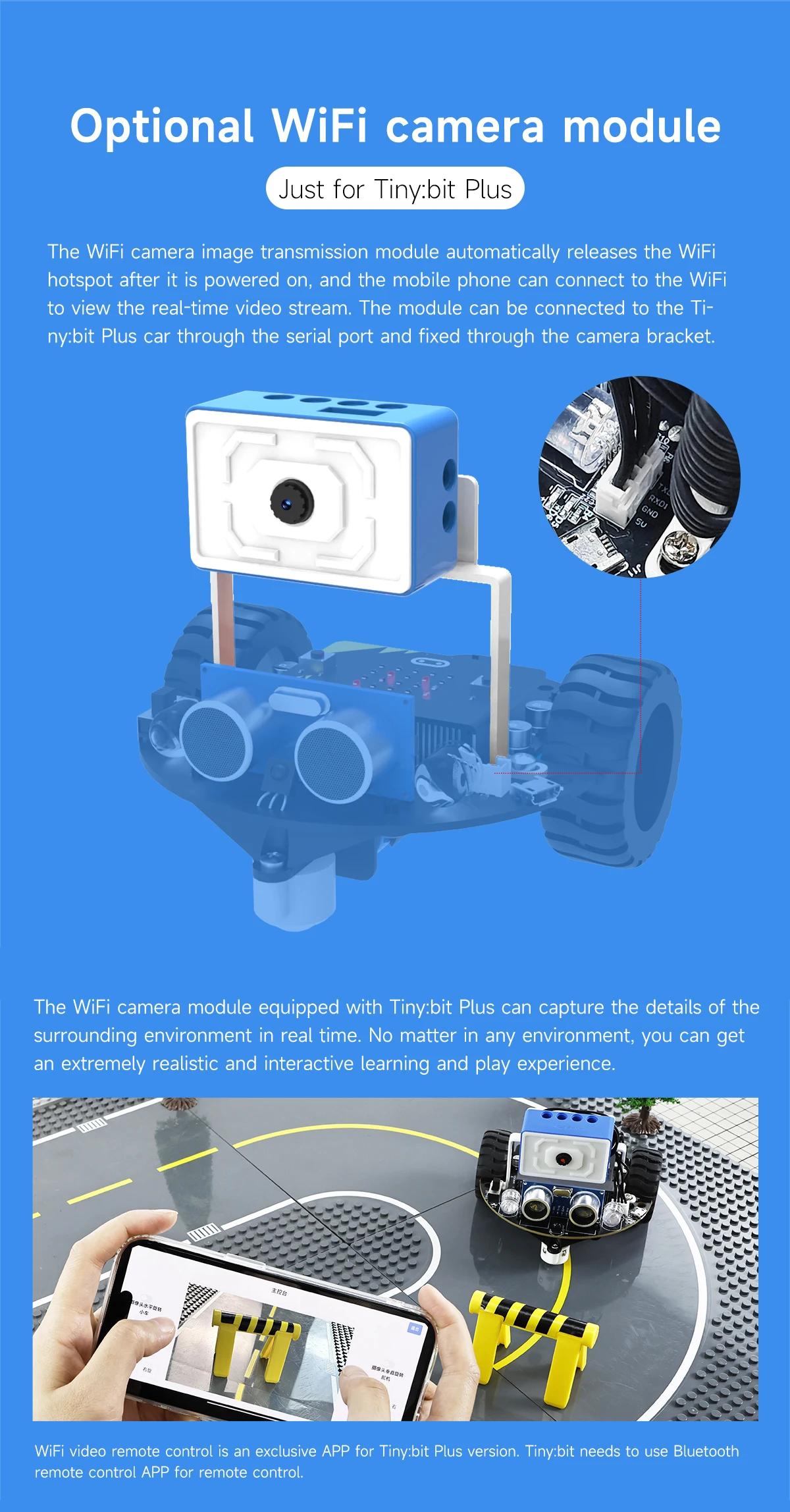 Yahboom Tinybit Plus Educational Robot Car with Alligator Clip ...