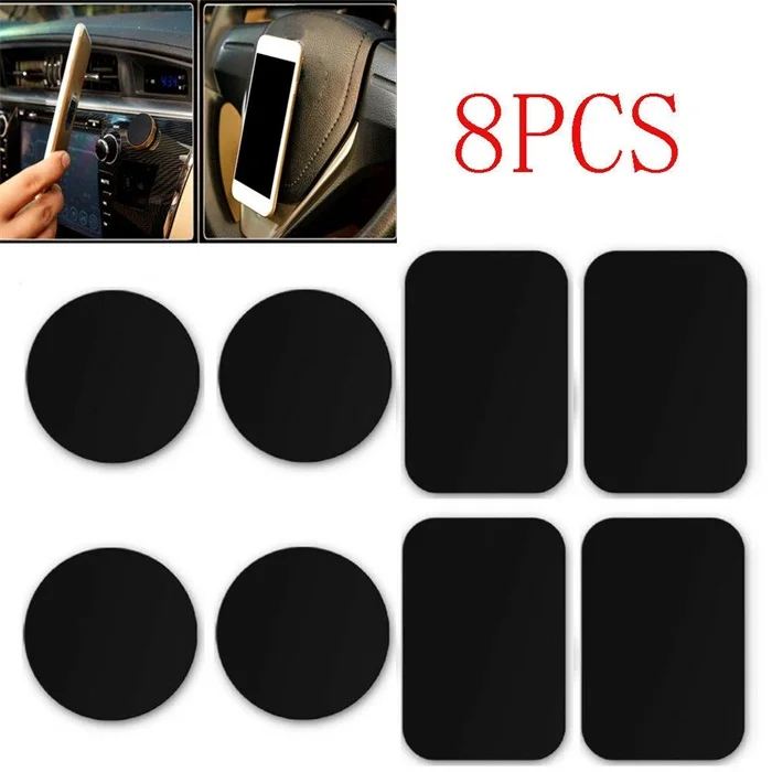 Metal Plate Iron Sheet Sticker Magnetic Car Phone Holder Accessory Kit ...