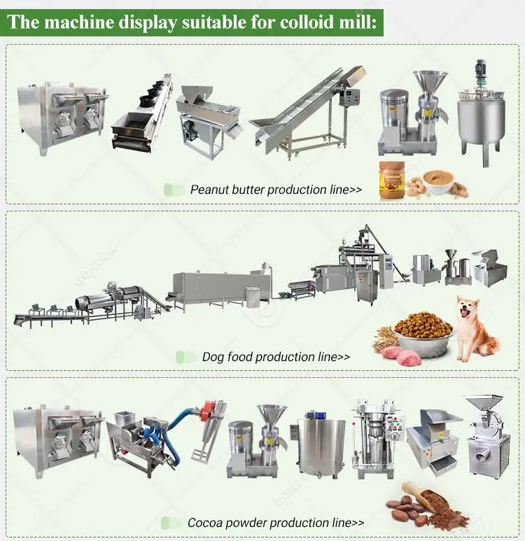 Stainless Steel Colloid Mill Machine for Nut Tahini Milk Processing ...