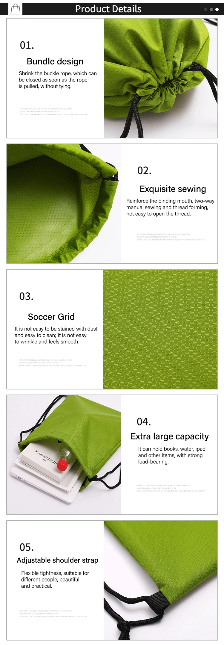 Custom Gym Swim Backpack - Recycled Polyester & Waterproof