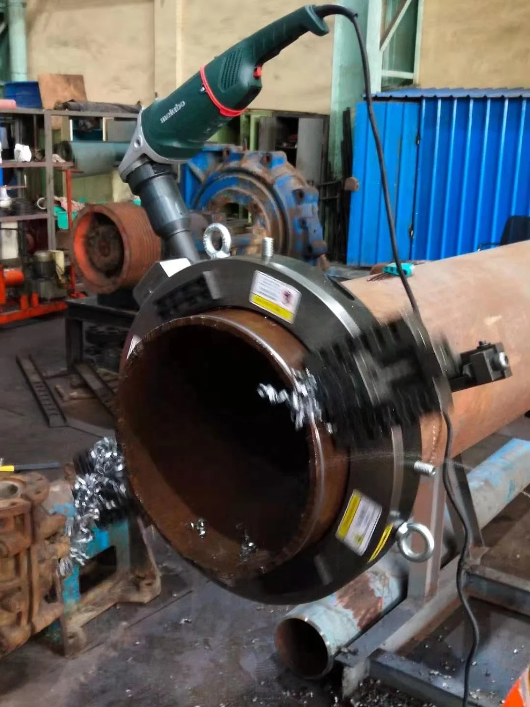 CE Electric Pneumatic Hydraulic NC Orbital Pipe Cold Cutting Beveling ...