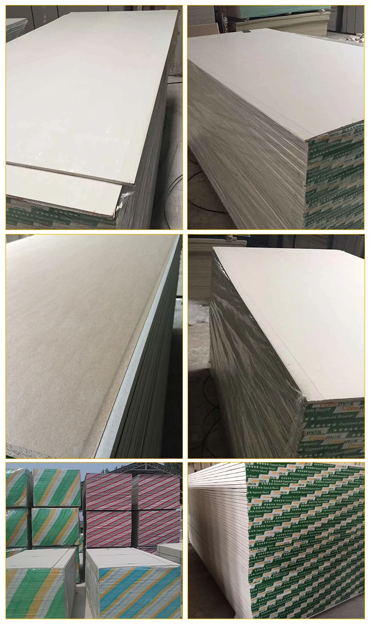 Standard Plasterboard Drywall Gypsum Board Manufacture