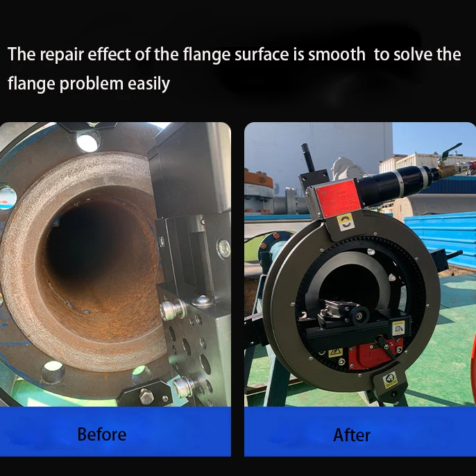 SFP300 Flange Face Machine OD Clamp Portable Flange Face Repair ...