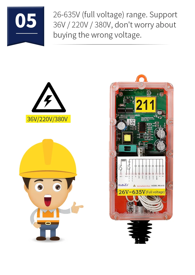 H23-C+ Single Speed Wireless Radio Industrial Remote Control