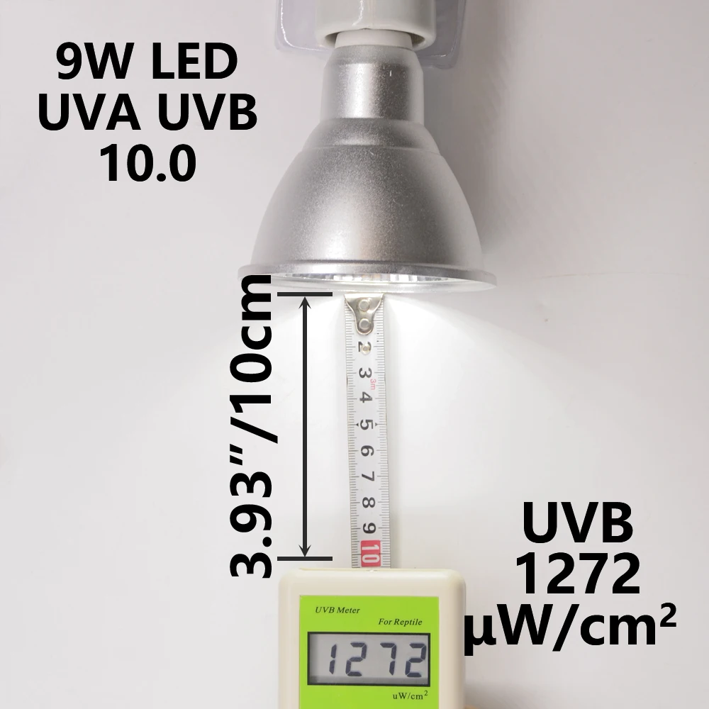 LED UVB UVA Reptile Lights - Full Spectrum & Sustainable