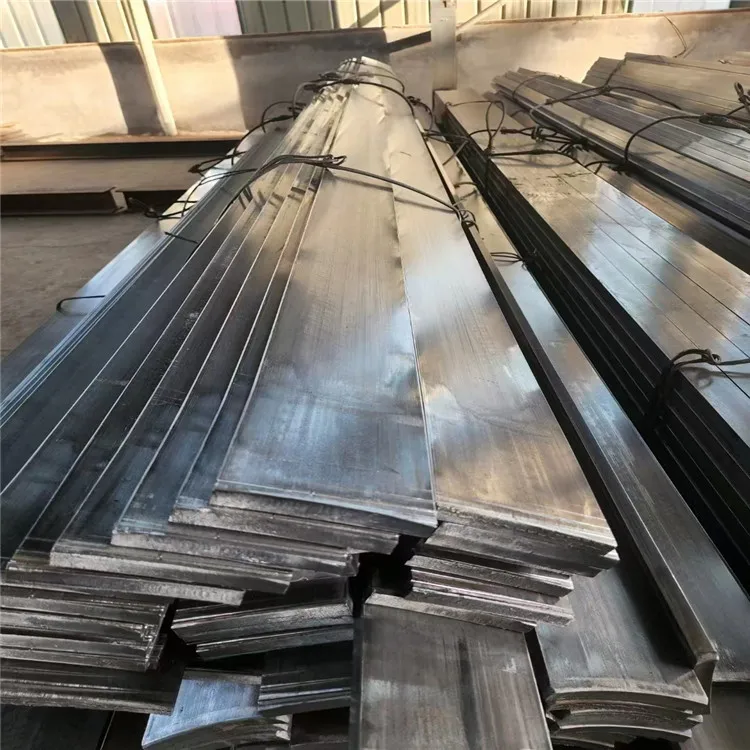 Hot Rolled Black / Galvanized Steel Flat Bar A36 Ss400 S355jr 5160 1095 ...