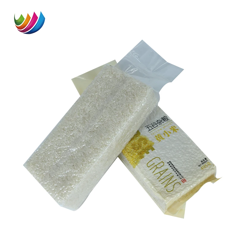 1KG 2KG 5KG Rice Bags Custom Printed Moistureproof Flat Bottom Stand up ...