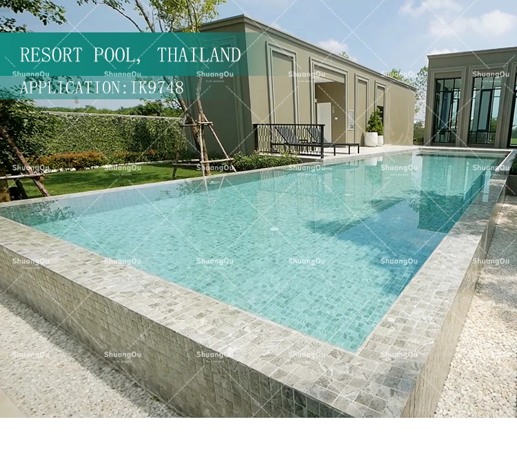 Sukabumi Bali Green Swimming Pool Tile - Anti Slip Mosaic
