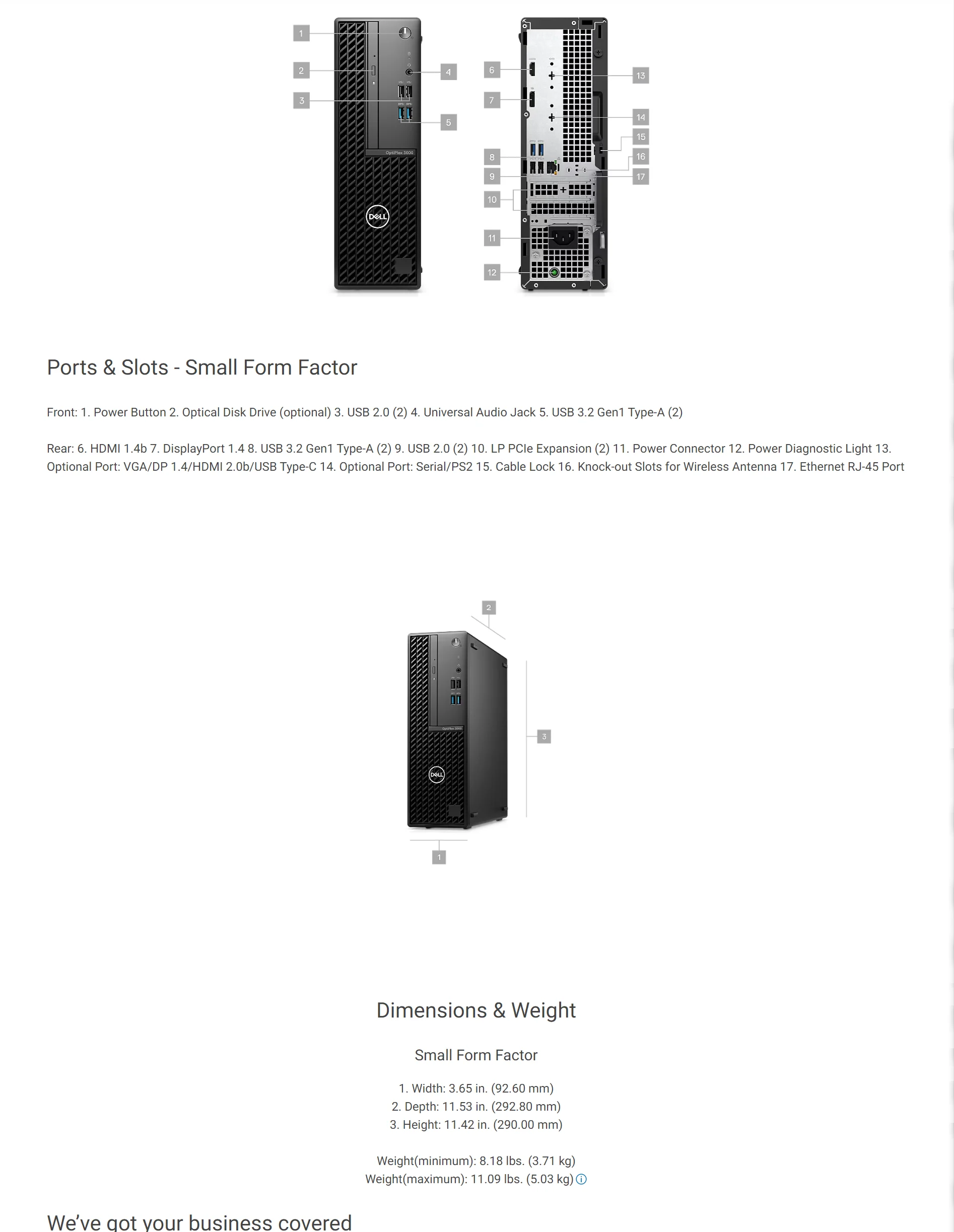 Hot Selling Dell Optiplex 3000sff Business Office Desktop Computer With ...