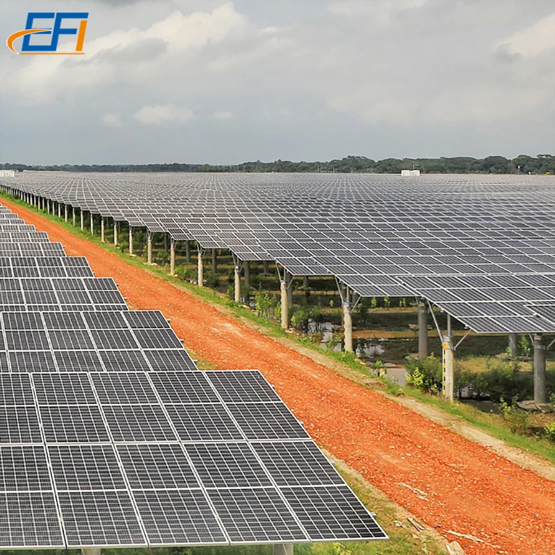 Single Axis Solar Tracker Mobile Pv Solar Panel Racking Mounting Ground ...