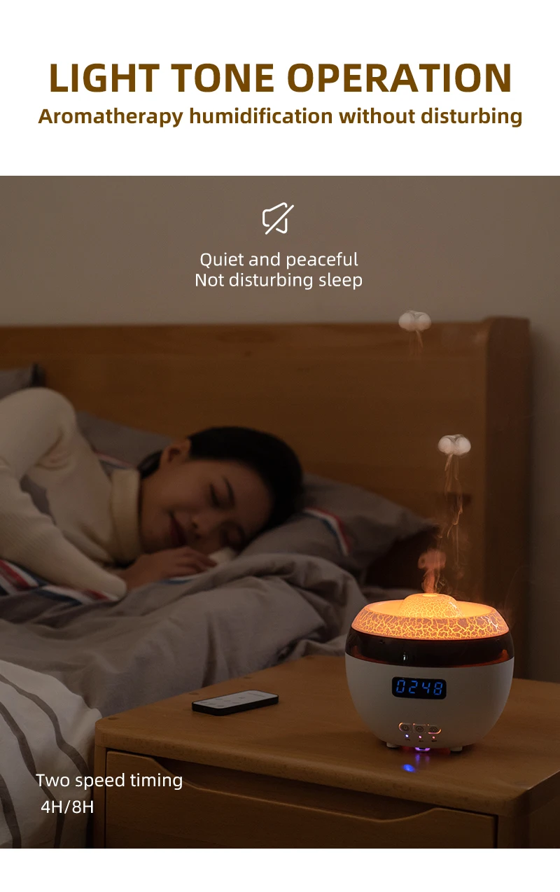 Running Rainbow Led Light Humidifier Defuser OEM ODM 300ml Ultrasonic ...