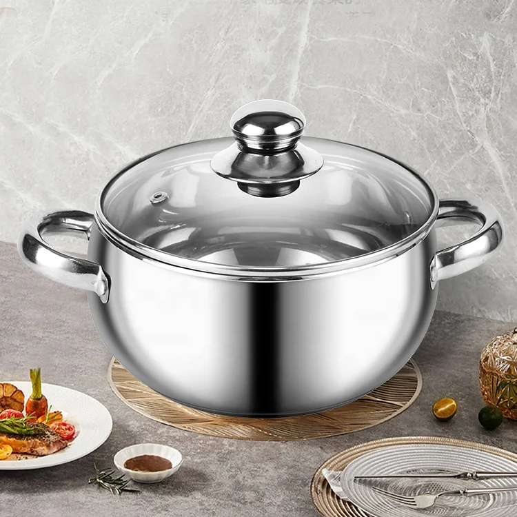 High Quality Cookware Cooking Pot Multi-user Hotpot Induction Stainless ...