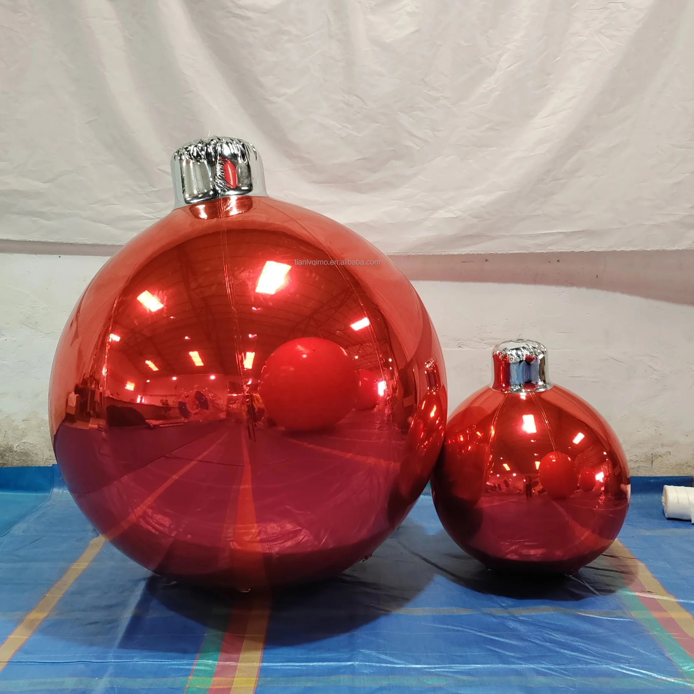 Custom Large PVC With Top Multi-color Mirror Balls Party Decoration ...