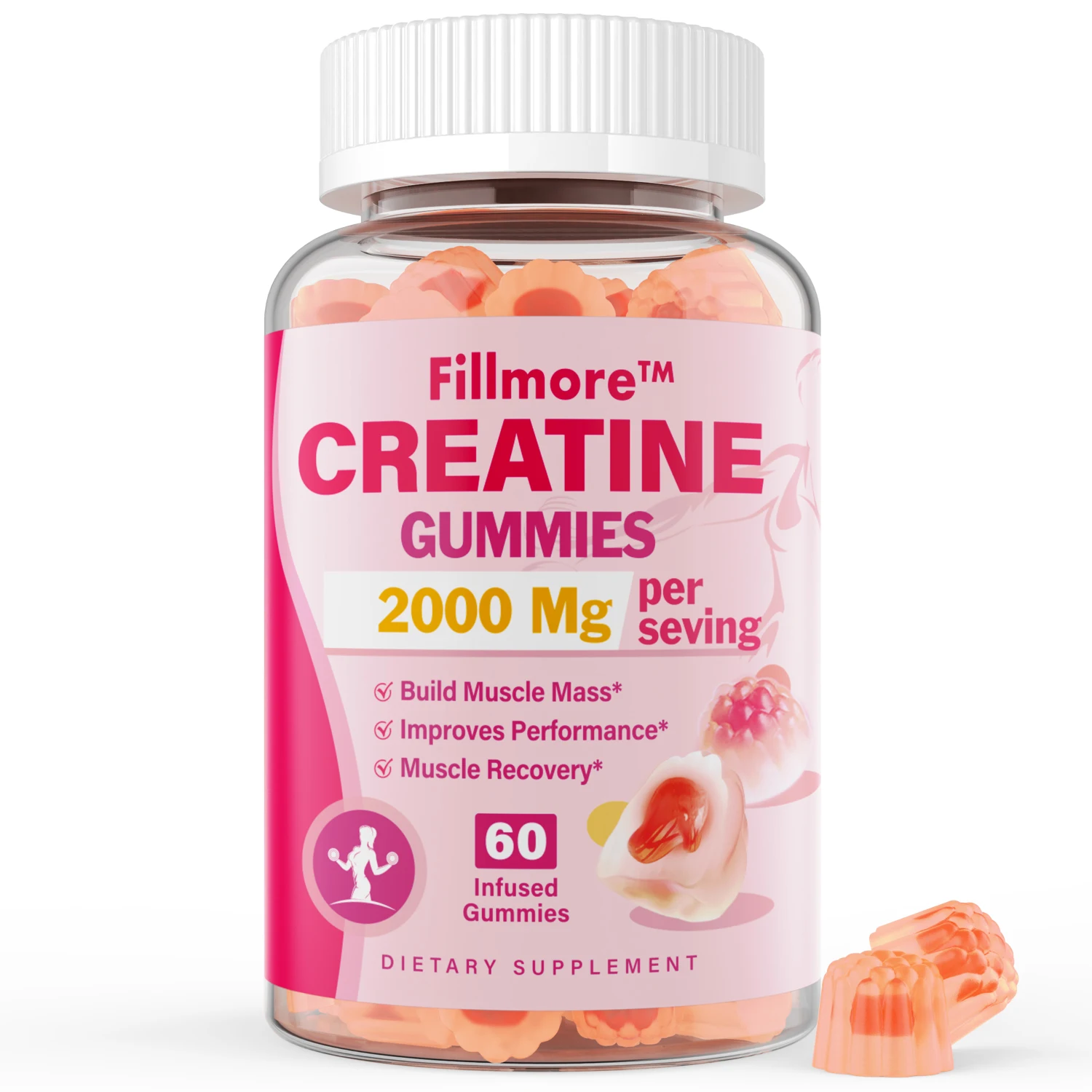 Sugar Free Icon Muscle Creatine Fill More Gummies Creatine Supplements ...