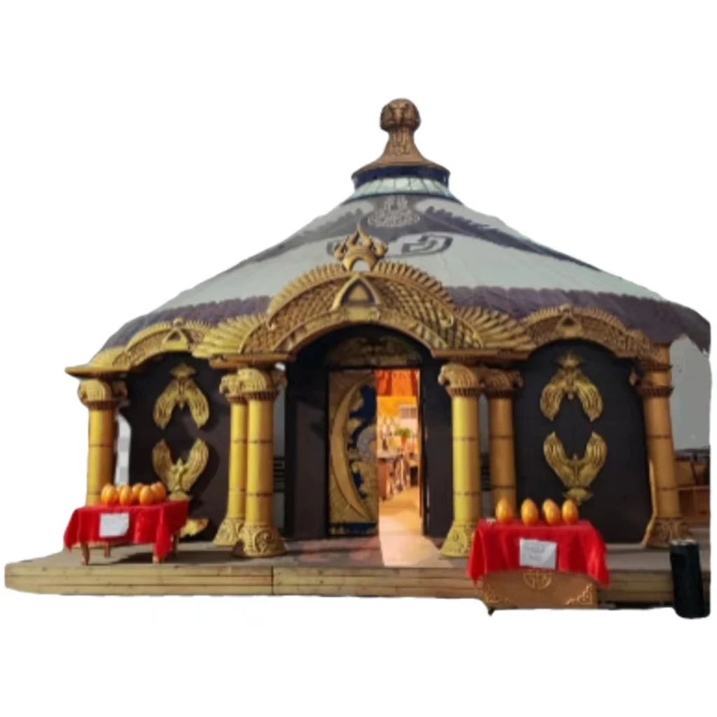 Luxury Tents PVC Mongolian Yurt 4 Season Outdoor Waterproof Yurt ...