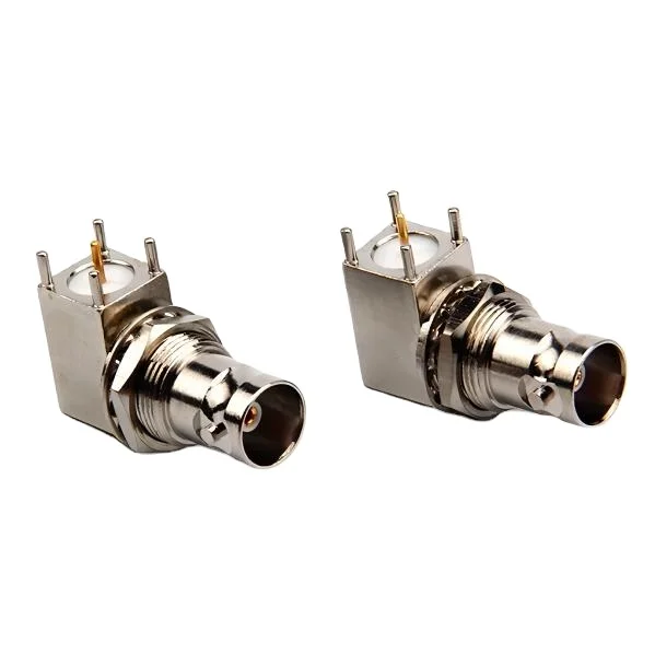 BNC Connector Right Angle PCB BNC Male Connectors for SDI GPS Ham Radio ...