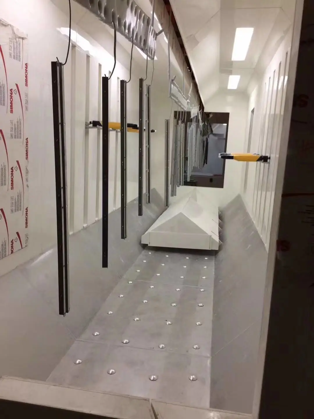 Fast Color Change PVC Cyclone Powder Coating Booth by Kafan