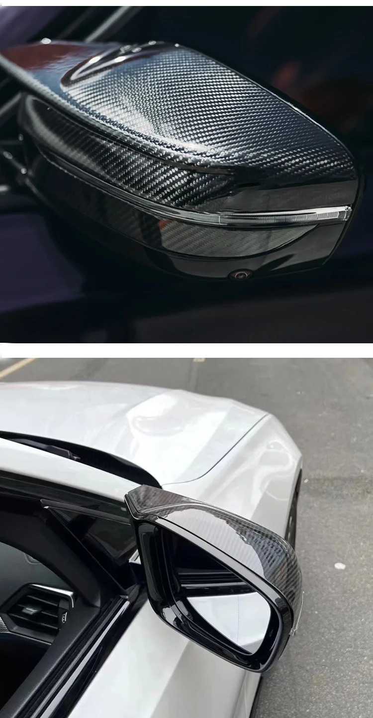 G80 M3 Carbon Fiber Carbon Fiber Replacement Mirror Caps For BMW G80 M3 ...