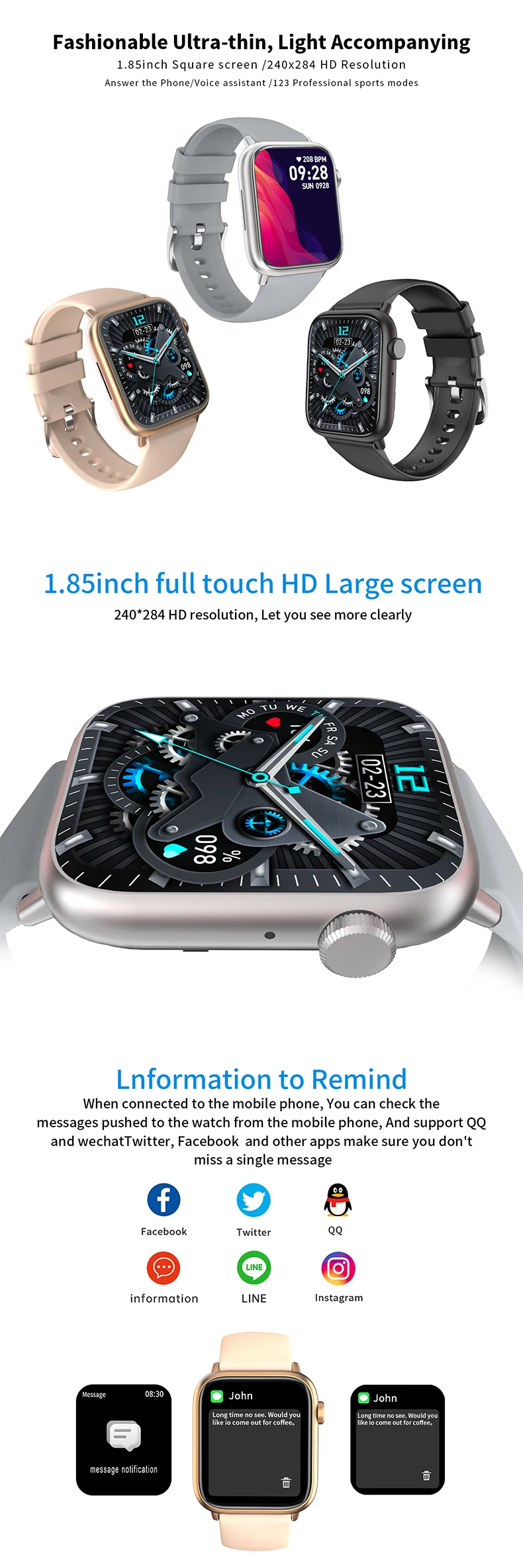 G89 Pro Smartwatch - Advanced Features for Health & Fitness