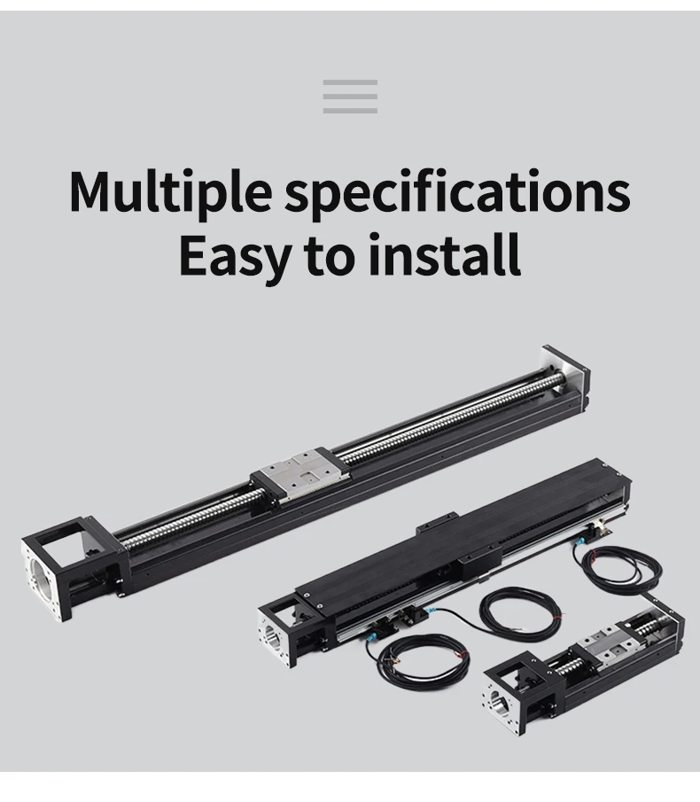 KK Ball Screw Linear Motion Guide Actuator Linear CNC Module Stroke ...