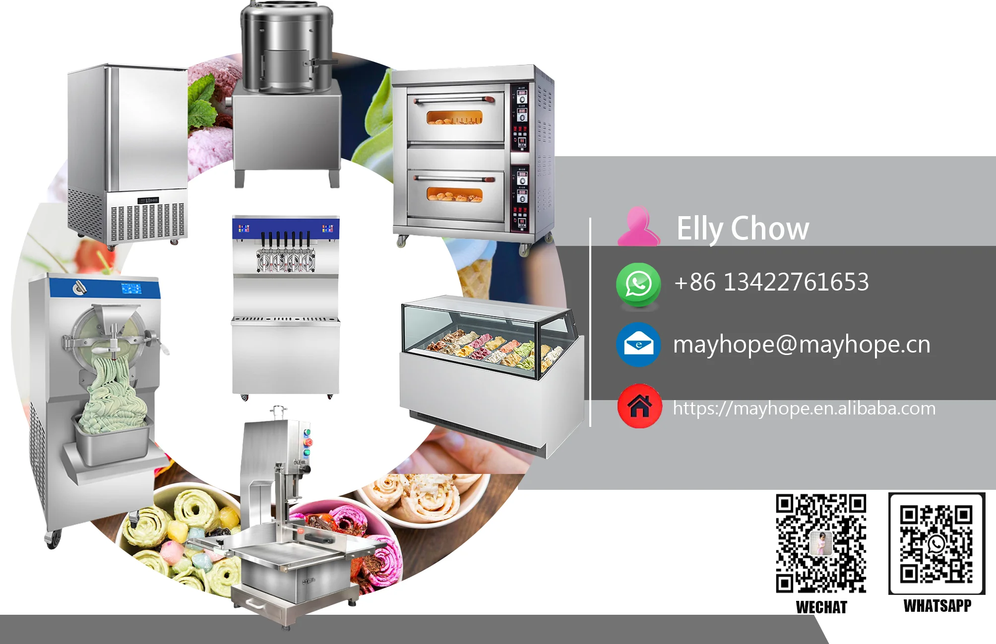 Ice Cream Machine & Ice Slush Machine Mobile Italian Ice Cream Push ...