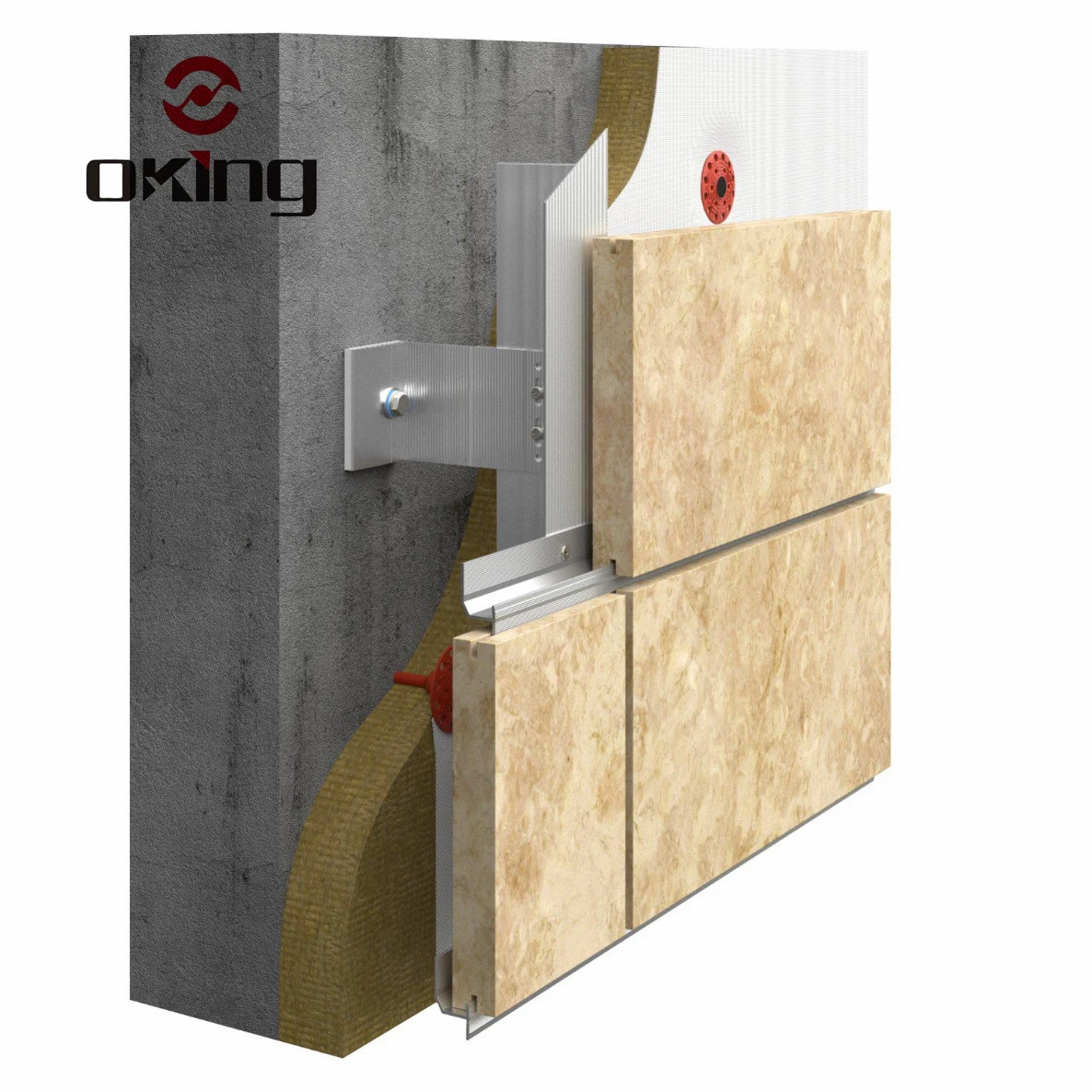 Aluminium Rainscreen Facade Cladding Systems for Office Buildings