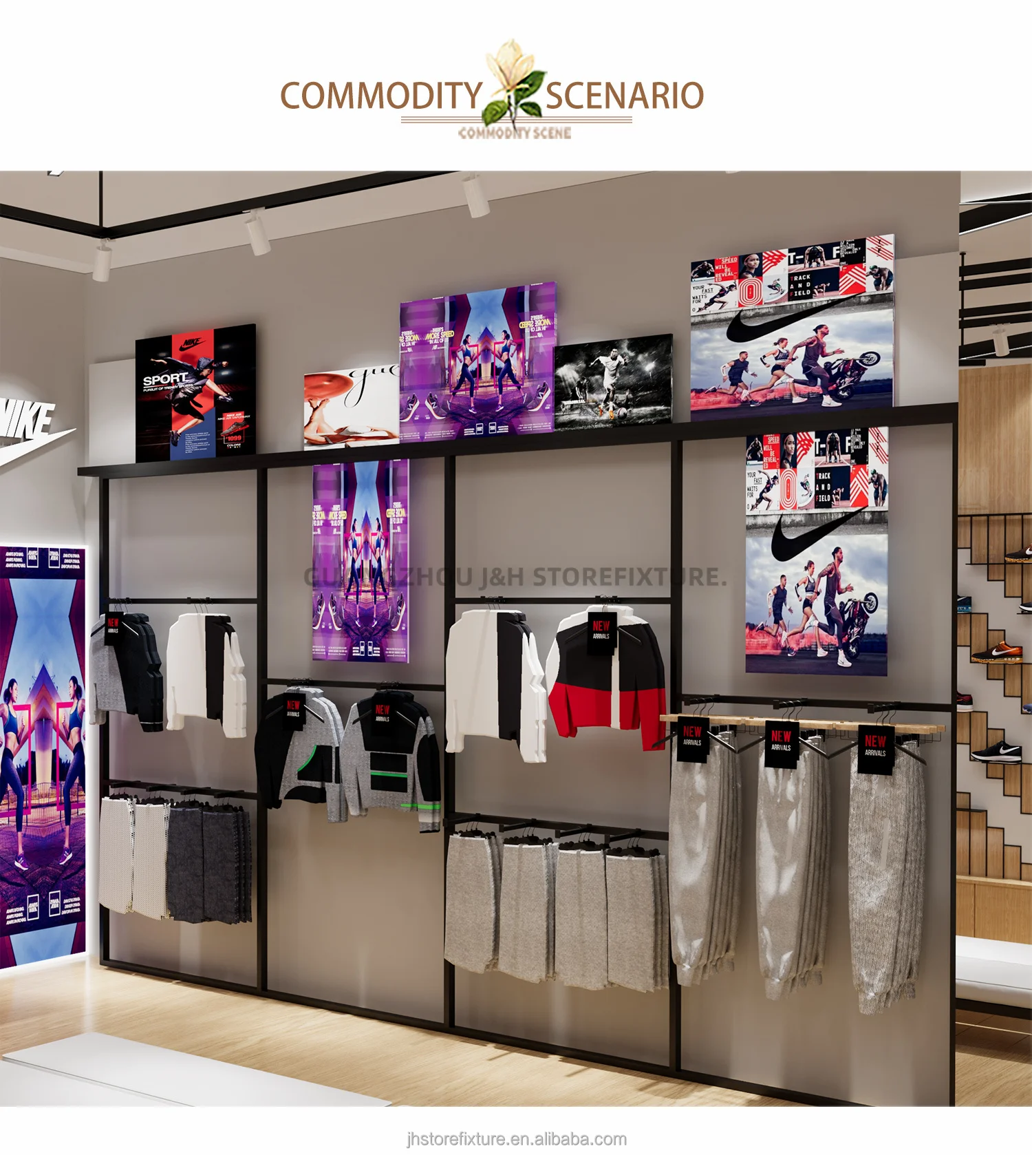 Wall Mounted Retail Clothing Display - Enhance Your Store