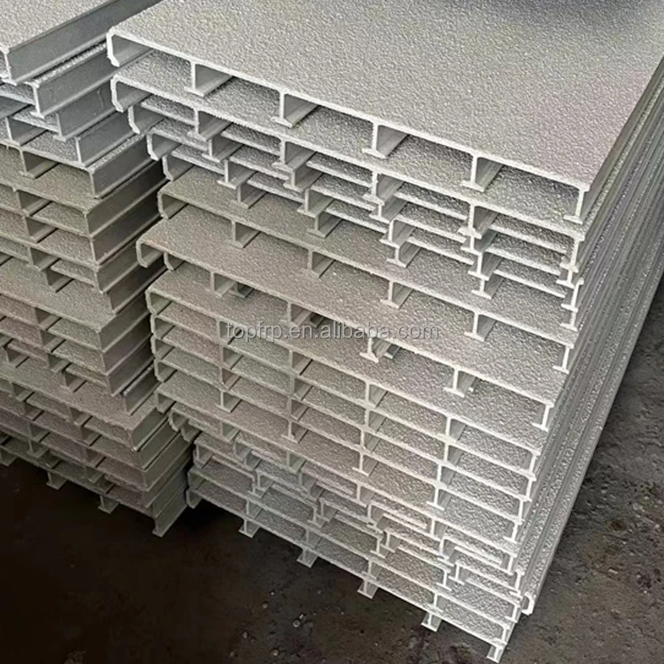 Pultrusion Fiberglass Reinforced Plastic Frp Composite Flooring Deck ...