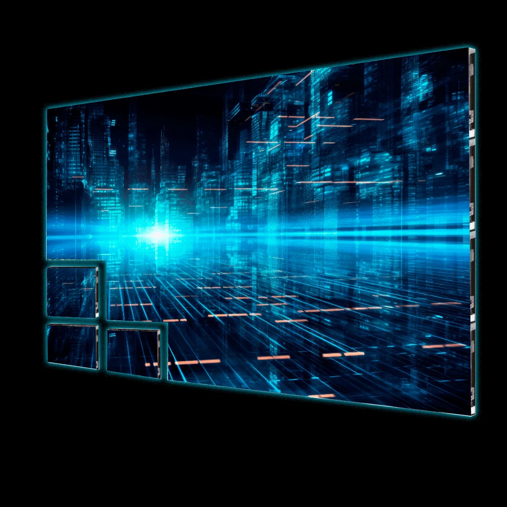 Wholesale OEM Billboards Programmable Flexible Panel Transparent Module ...