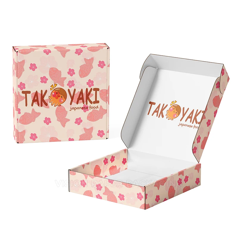 Custom Logo Taiyaki Waffle Paper Bag Packaging for Japan