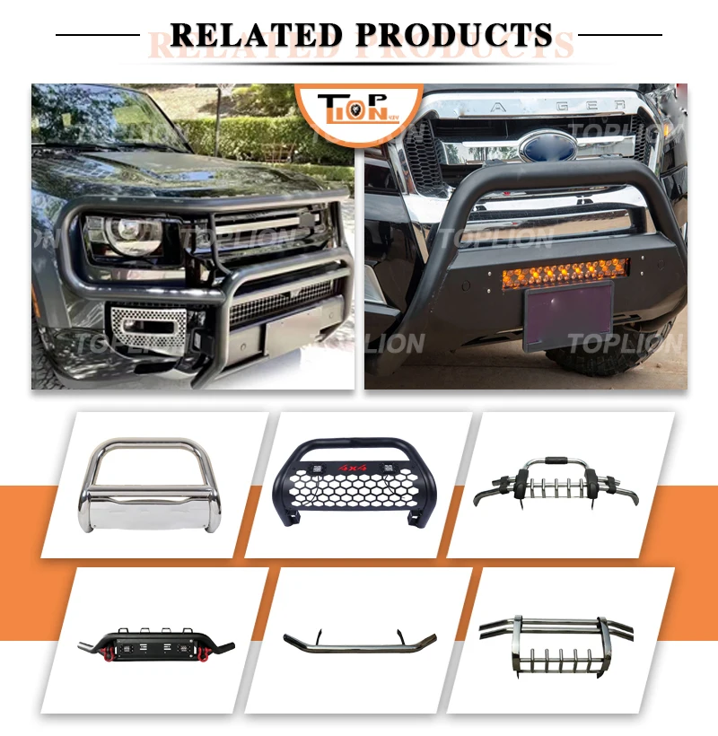 Universal 4x4 Auto Steel Nudge bar Bumper Guard Car Nudge Bar Exterior ...