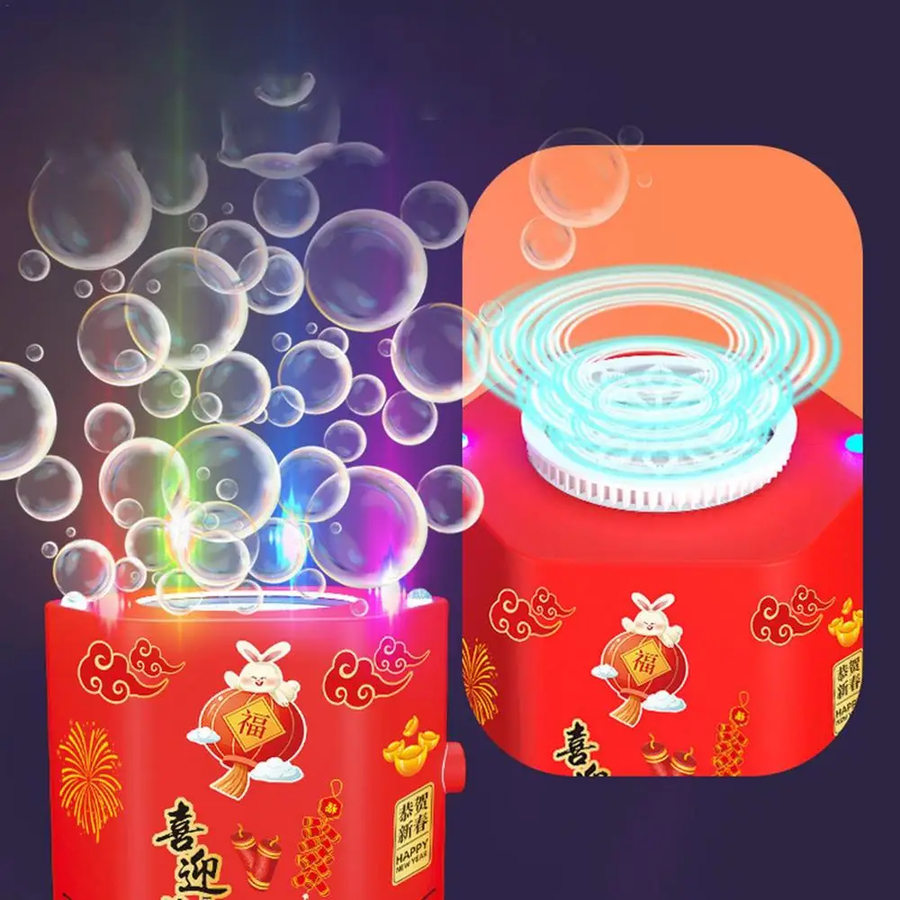Firework Bubble Machine Electric Automatic Soap Rocket Bubbles Machine ...