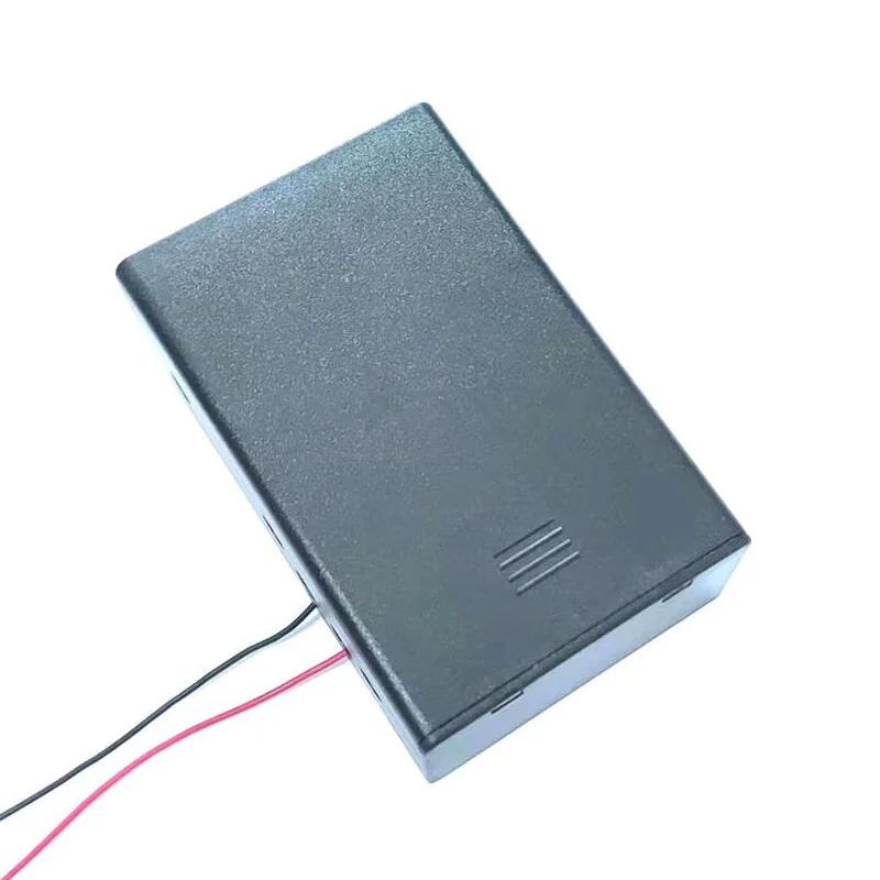 4.5V Plastic 3 X D Cell Battery Box Case Holder with Slide Cover & On ...