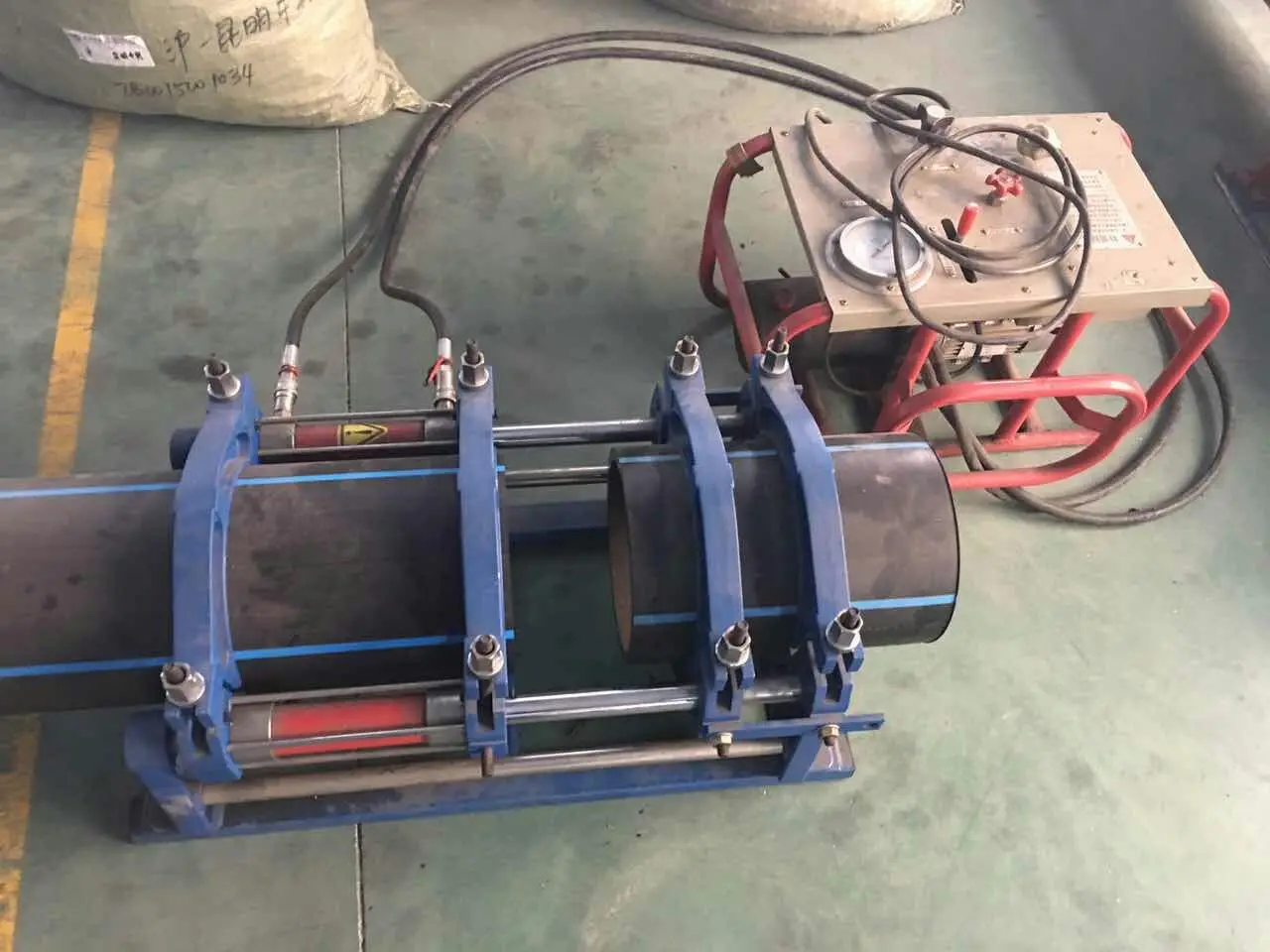 Hand-operated Hot Melt Butt Welding Machine Automatic Water Pipe ...