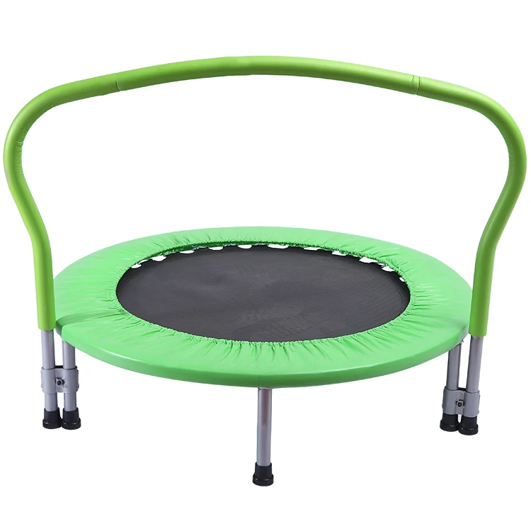 36 Inch Foldable Jump Bed Mini Indoor Steel Trampoline for Kids Home ...