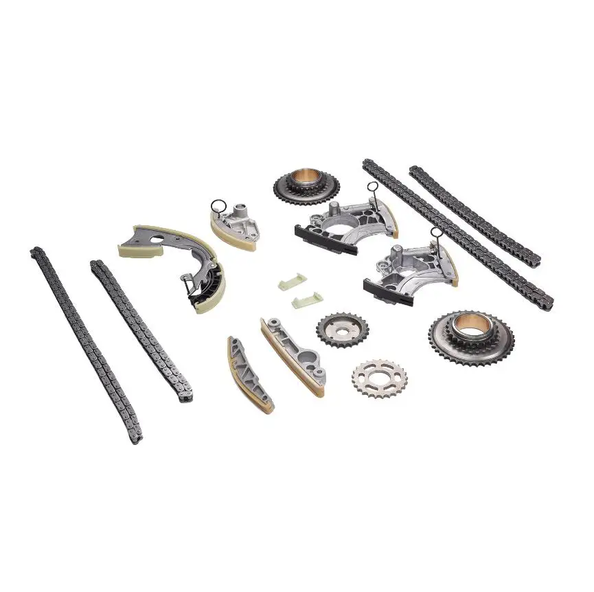 16Pc/Set Timing Chain Kit Guide Rail Tensioner Sprockets Engine for VW ...