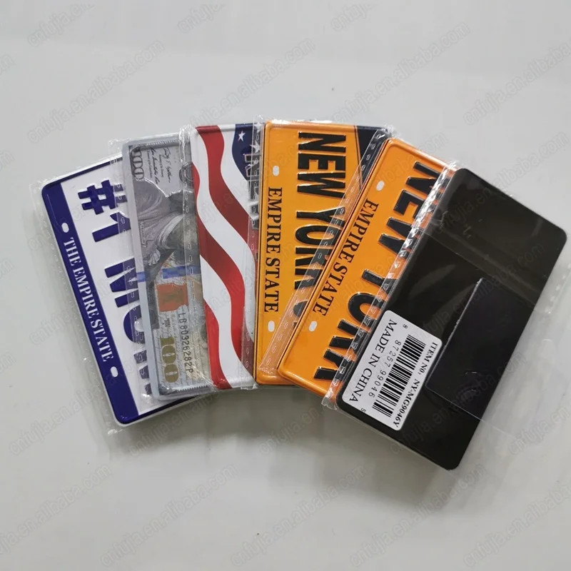 Custom 3D Embossed Metal Fridge Magnets - New York Souvenirs