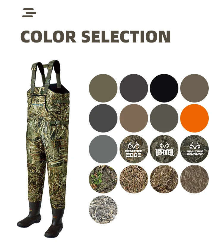 Men Camouflage Neoprene Fishing Waterproof Duck Hunting Waders| Alibaba.com