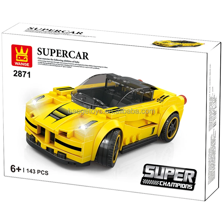Wange Super Car S71 Plastic Intelligence Toy Car Brick Blocks Toys ...