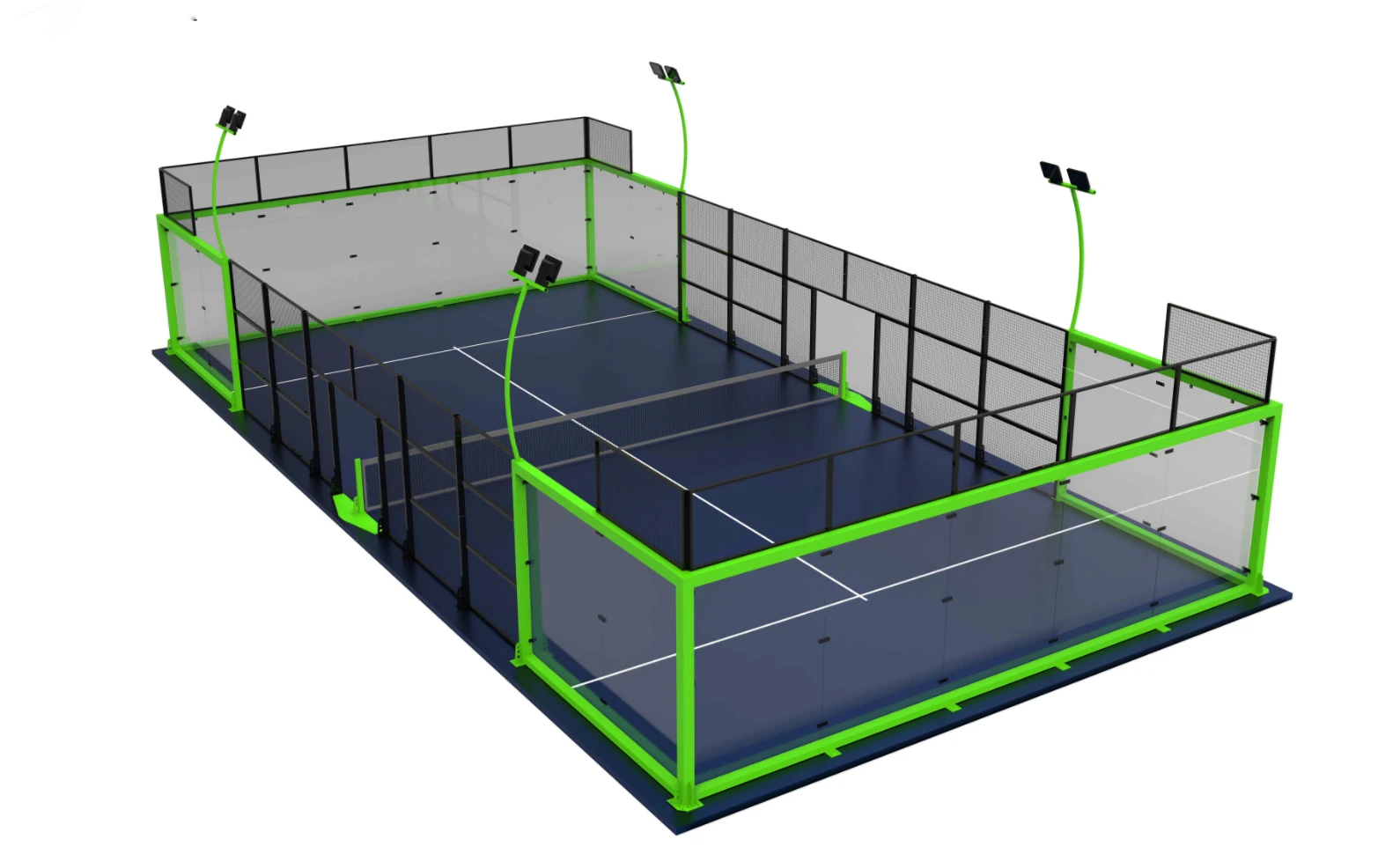 Superpadel Panoramic Padel Tennis Courts Set - Best Padel Courts